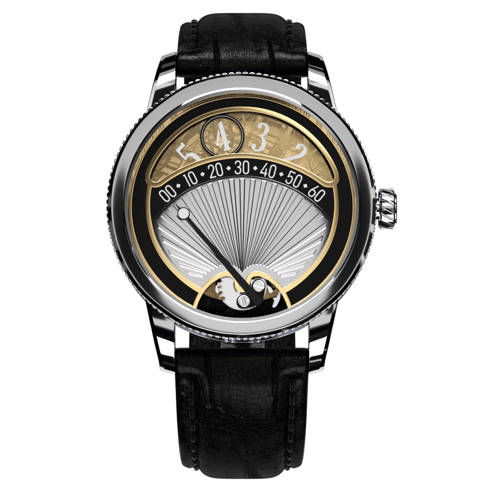 MONOCLE | World's First Jump Flap Hour Watch | Grandeur