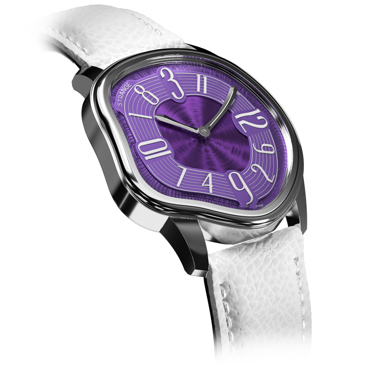 Strange Quartz Amethyst Pulse | Jumping Hour Watch | Grandeur