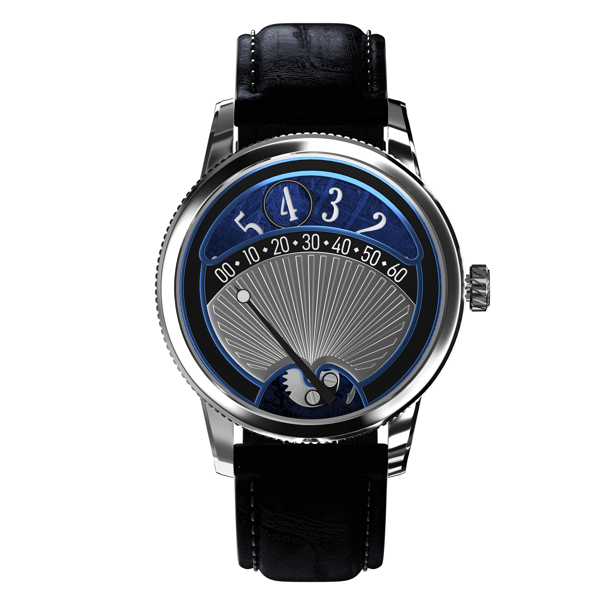 MONOCLE Azuris | Jump Flap Hour Watch | Grandeur