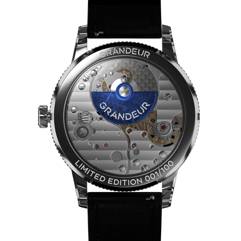 MONOCLE Azuris | Jump Flap Hour Watch | Grandeur